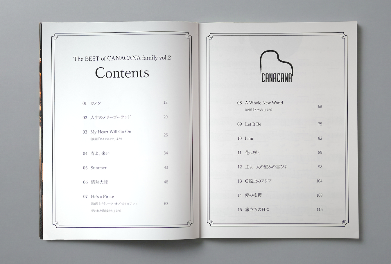 [ピアノスコア] PIANO SCORE The BEST of CANACANA family vol.2 – CANACANA Store